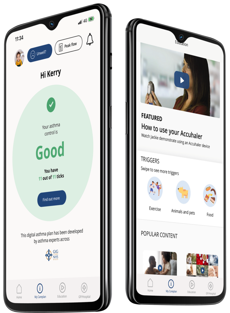 Healthhub – Understand and manage your symptoms on a day-to-day basis